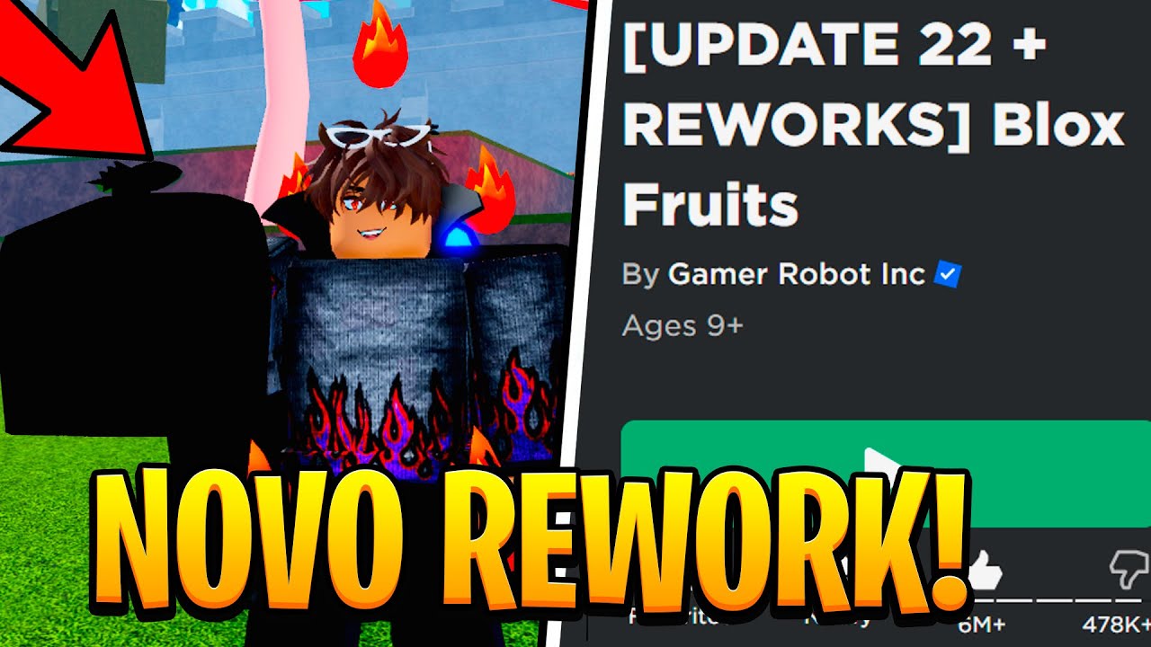 VAZOUU! NOVO REWORK SECRETO CONFIRMADO NO BLOX FRUITS DO ROBLOX! - YouTube