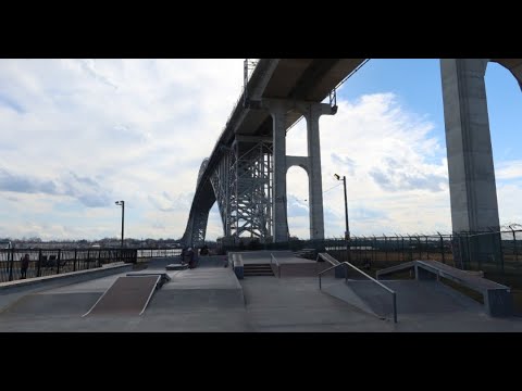 Skating Collins skatepark in NJ - YouTube