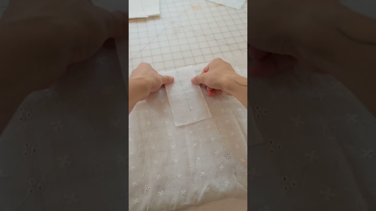 Sewing with eyelet fabric store