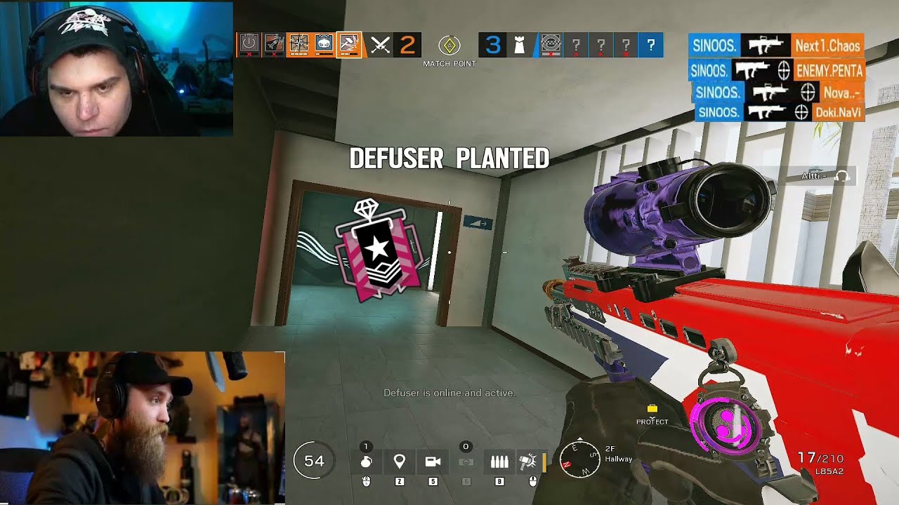 Playing Against Pros and Streamers-Rainbow Six Siege - YouTube