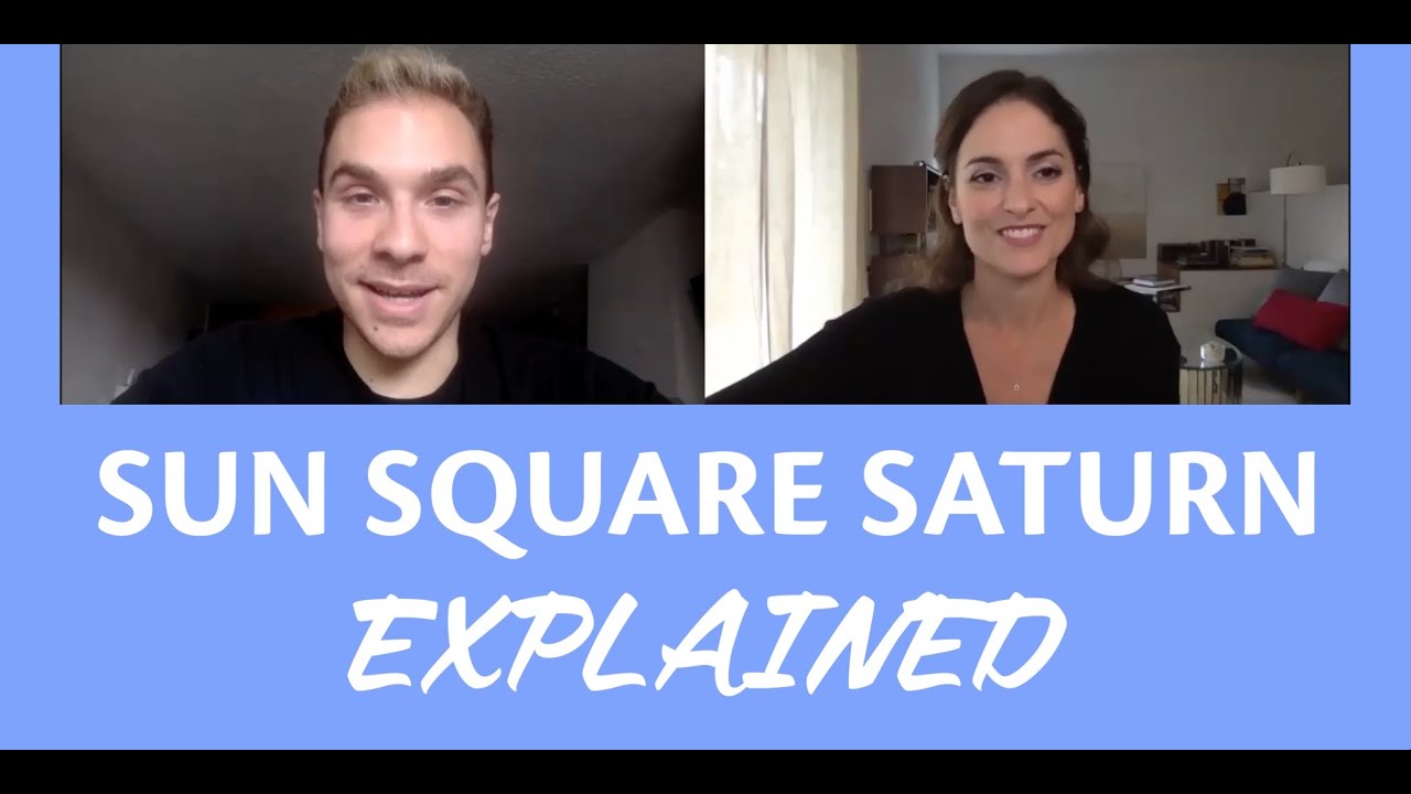 SUN SQUARE SATURN EXPLAINED | Astrology Aspects - YouTube
