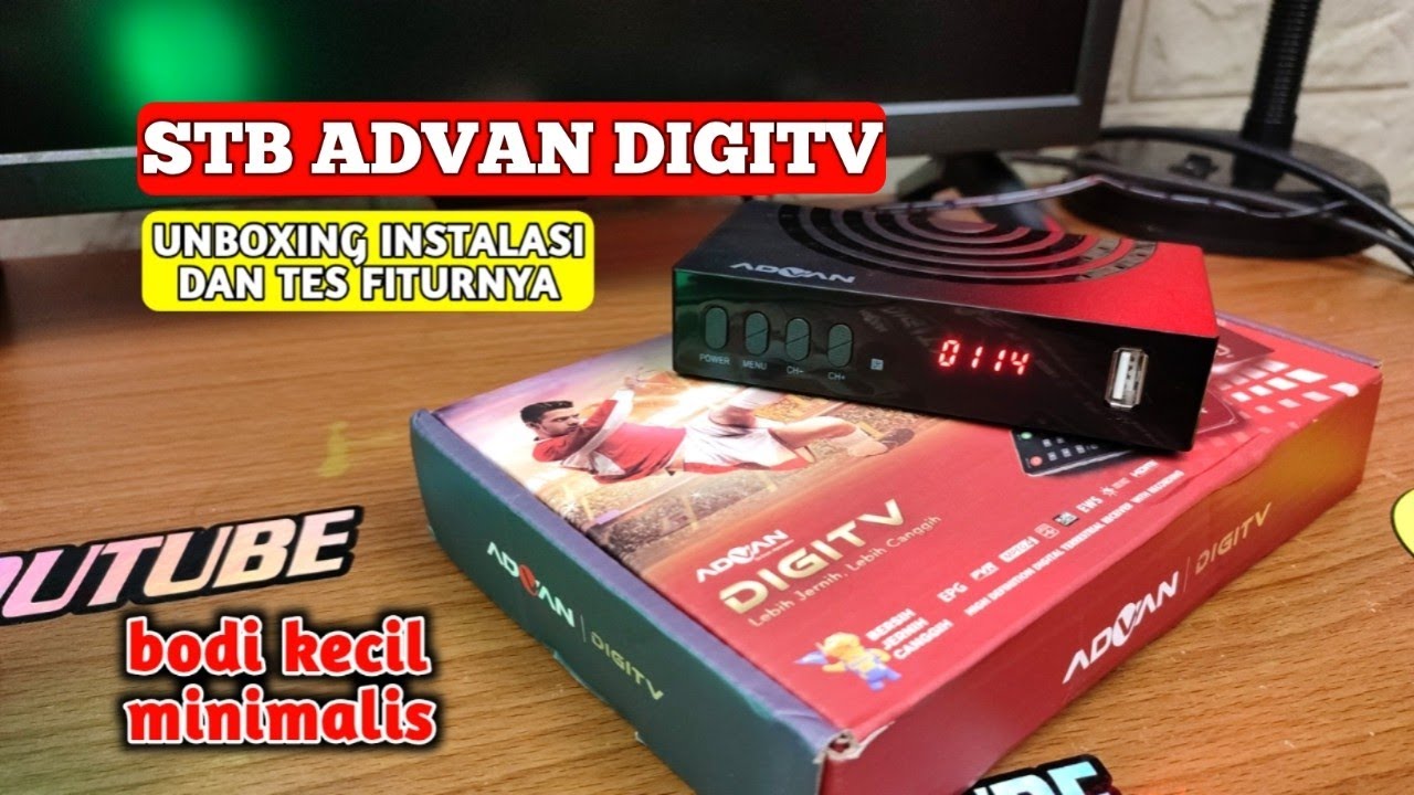 STB ADVAN DIGITV + cara pasang stb advan digi tv ke tv - YouTube