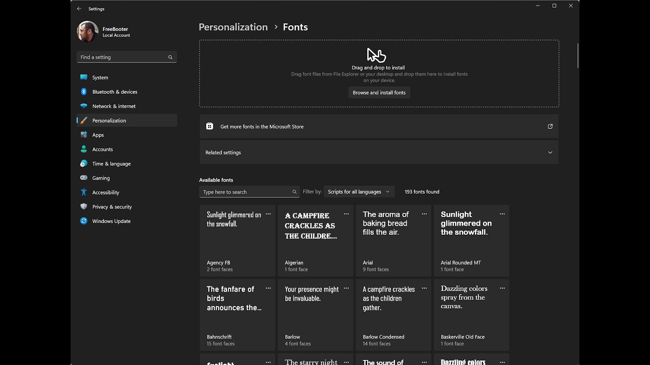 Change Default System Font In Windows 10 And Windows 11 YouTube Change Default System Font In Windows 10 And Windows 11 YouTube