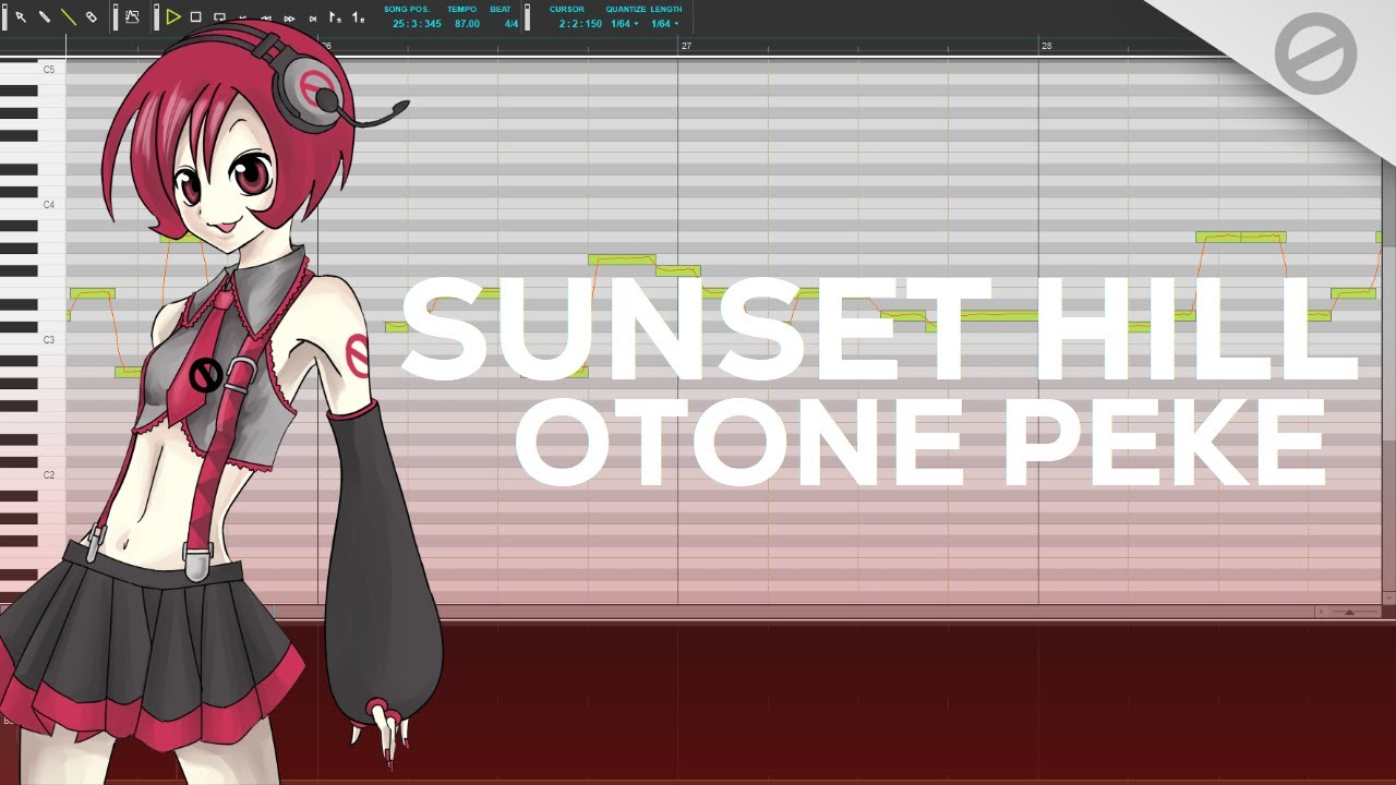 【Otone Peke】 Sunset Hill 『Fanloid Cover』 - YouTube