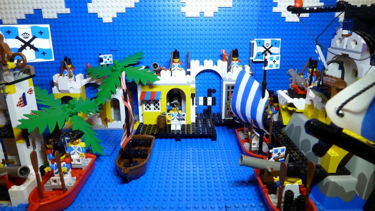 LEGO Pirates Stop Motion Building Movie Lagoon Lock-Up 6267 Stop-motion ...