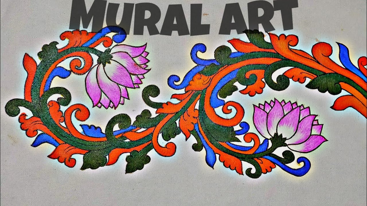 Mural Art | Easy way | DIY - YouTube