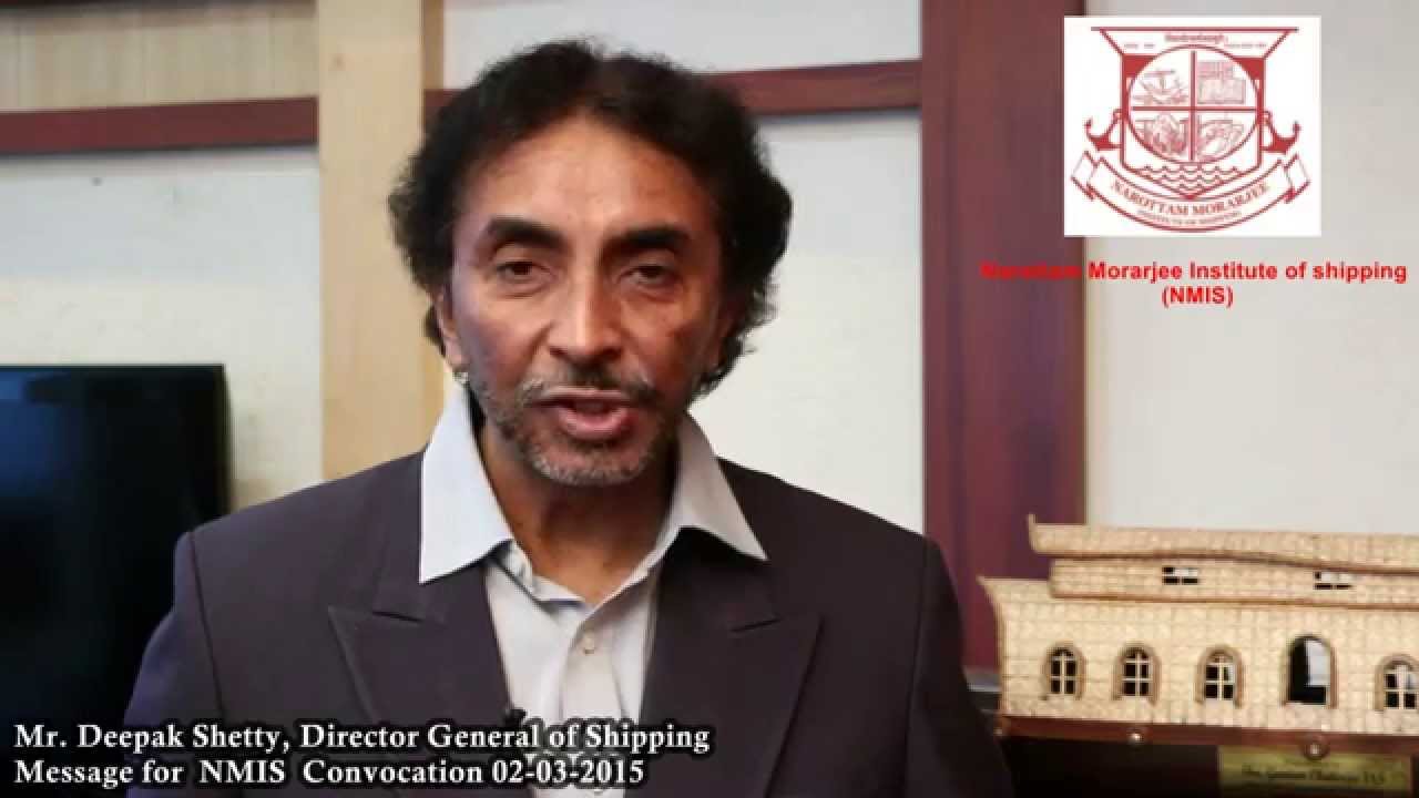 Mr. Deepak Shetty, Director General of Shipping - YouTube