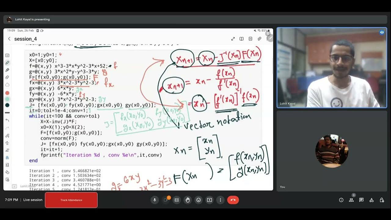 NPTEL Scientific Computing Using Matlab, Live Session 4 - YouTube