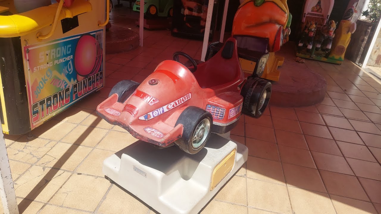 1990s Falgas Formula 1 Kiddie Ride - YouTube
