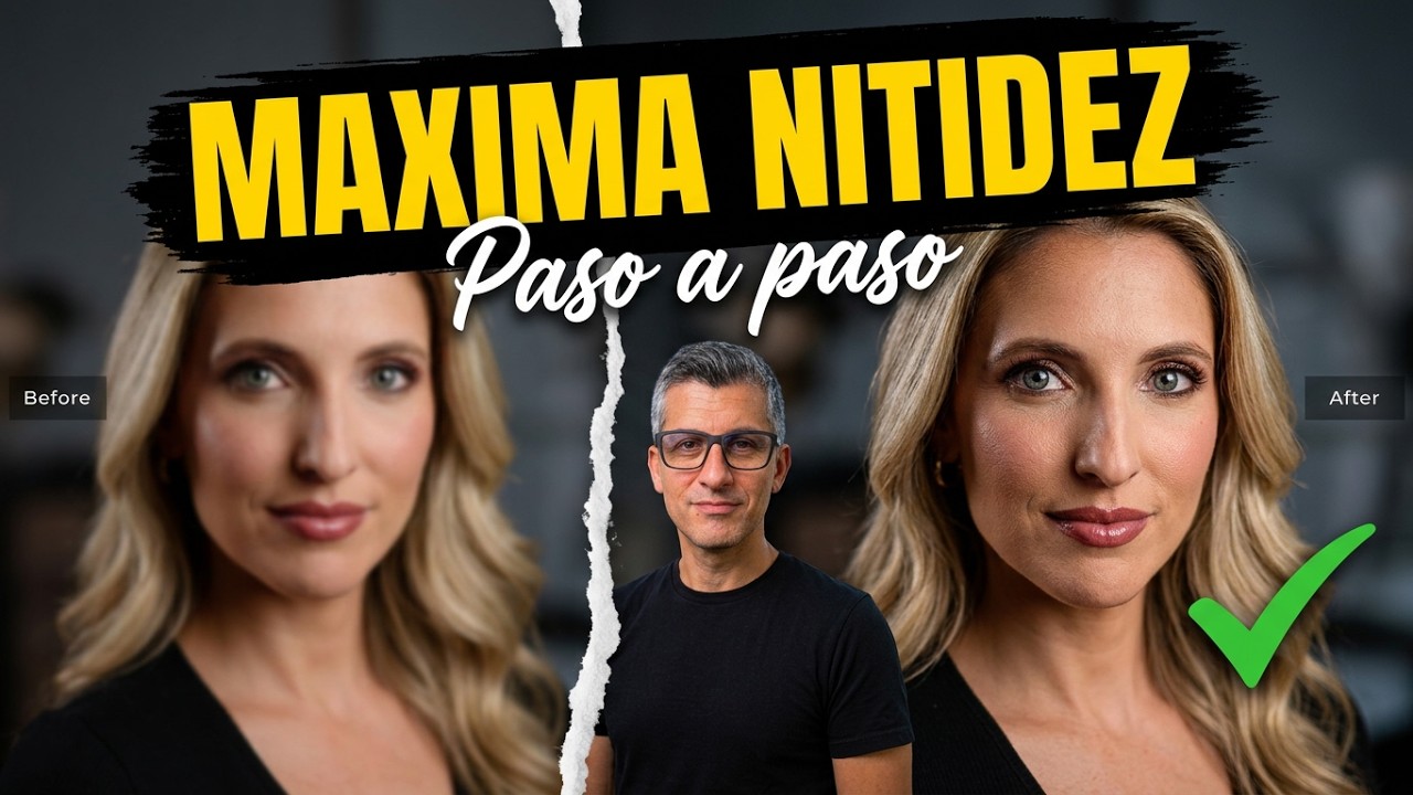 🔥Como lograr la maxima nitidez en tus fotos con Photoshop🔥 - YouTube