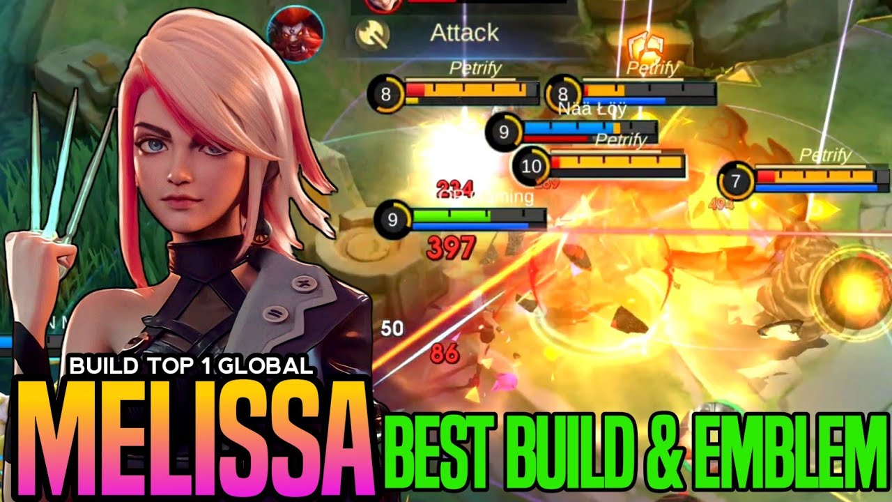 FINALLY!! COMBO & BUILD MELISSA TERSAKIT 2024 - BUILD TOP GLOBAL ...