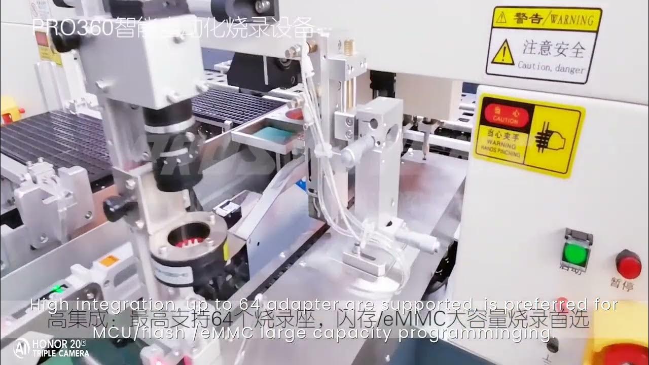 Fully Automated IC Programming Equipment PRO360 - YouTube
