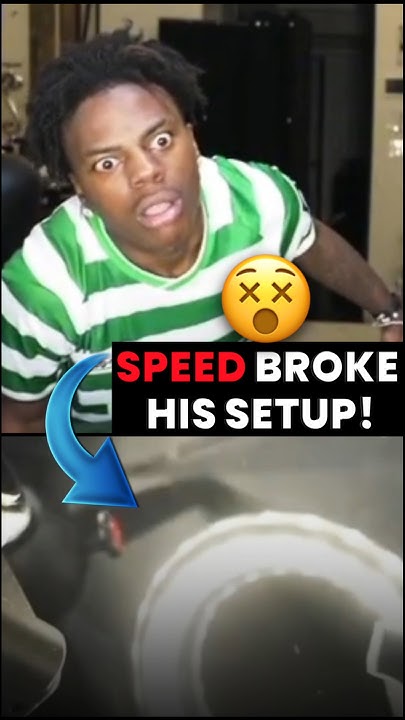 @IShowSpeed Breaks His Setup! 🤯 | Ishow Speed | #shorts #shortsfeed #ishowspeed - YouTube