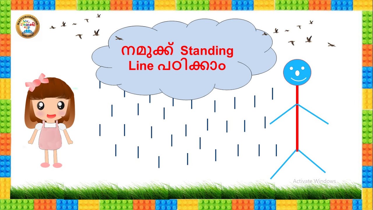 LKG Class Online | Pre-writing Activity | Standing Line | Episode - 1 ...