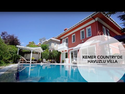 Kemer Country Ana Fazda Havuzlu Villa | Doğayla Bütünleşen Prestijli Yaşam