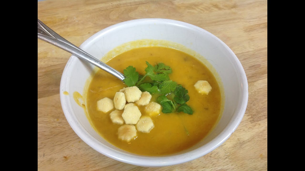 AVA'S FLAVA EPISODE 126 SPICY SWEET POTATO SOUP - YouTube