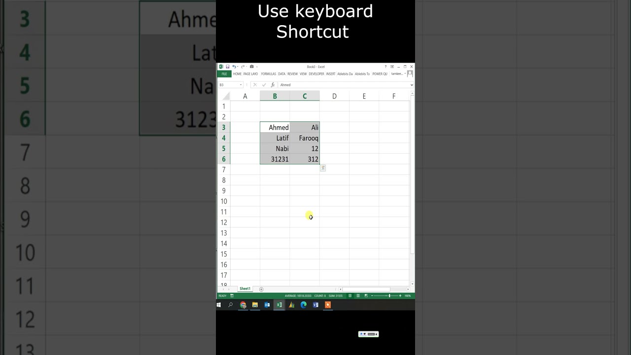 Keyboard Shortcut Series How To Fill Colour In Excel YouTube Keyboard Shortcut Series How To Fill Colour In Excel YouTube