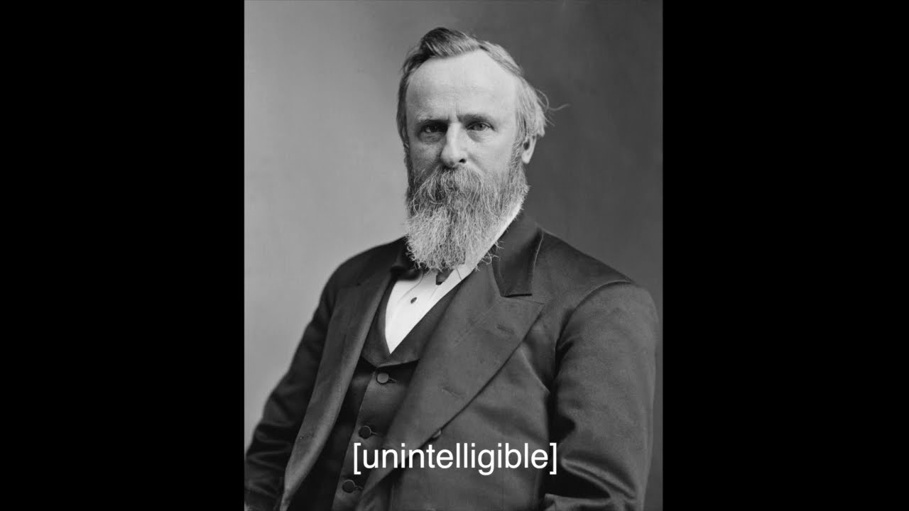 The Only Known Recording of the 19th President of the United States ...