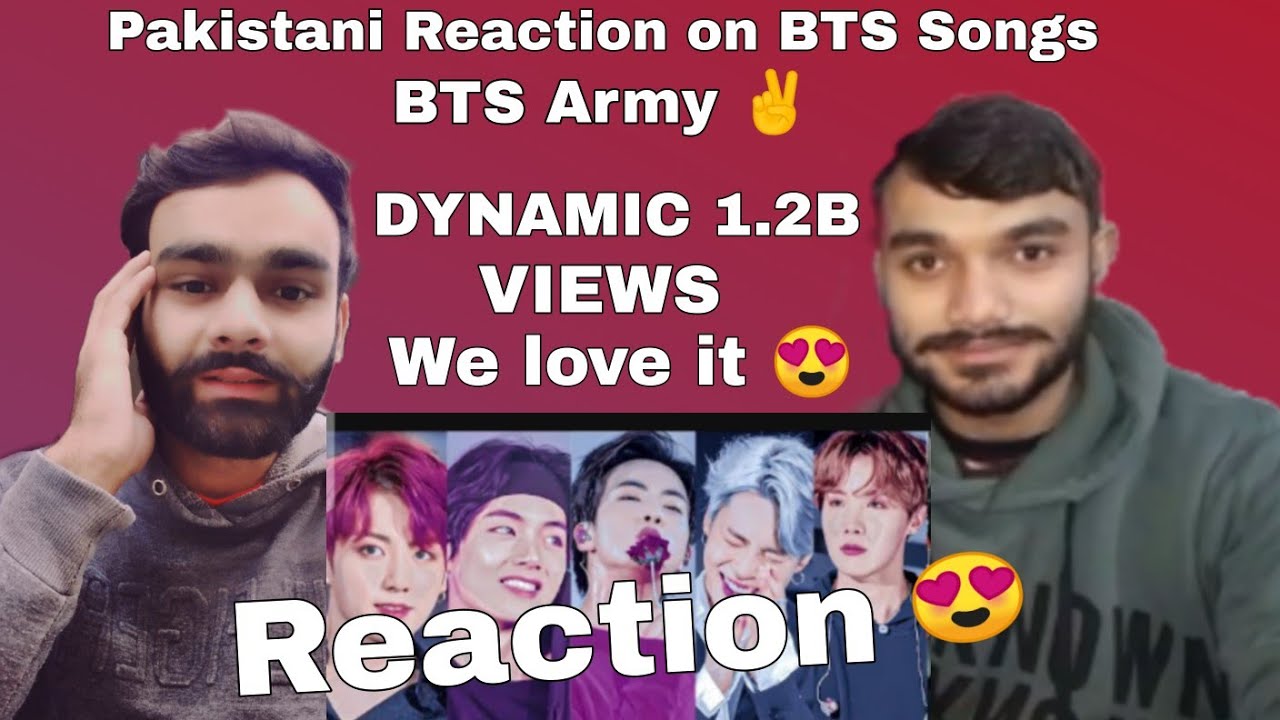 Pakistani Reaction on BTS DYNAMIC Song| BTS Song | Farhanshabbir - YouTube