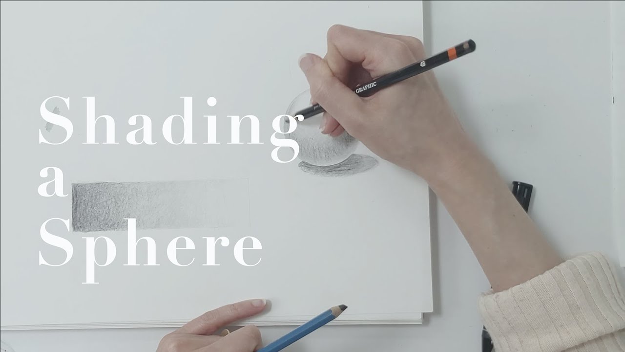 Shading A Sphere (No Smudging) - YouTube