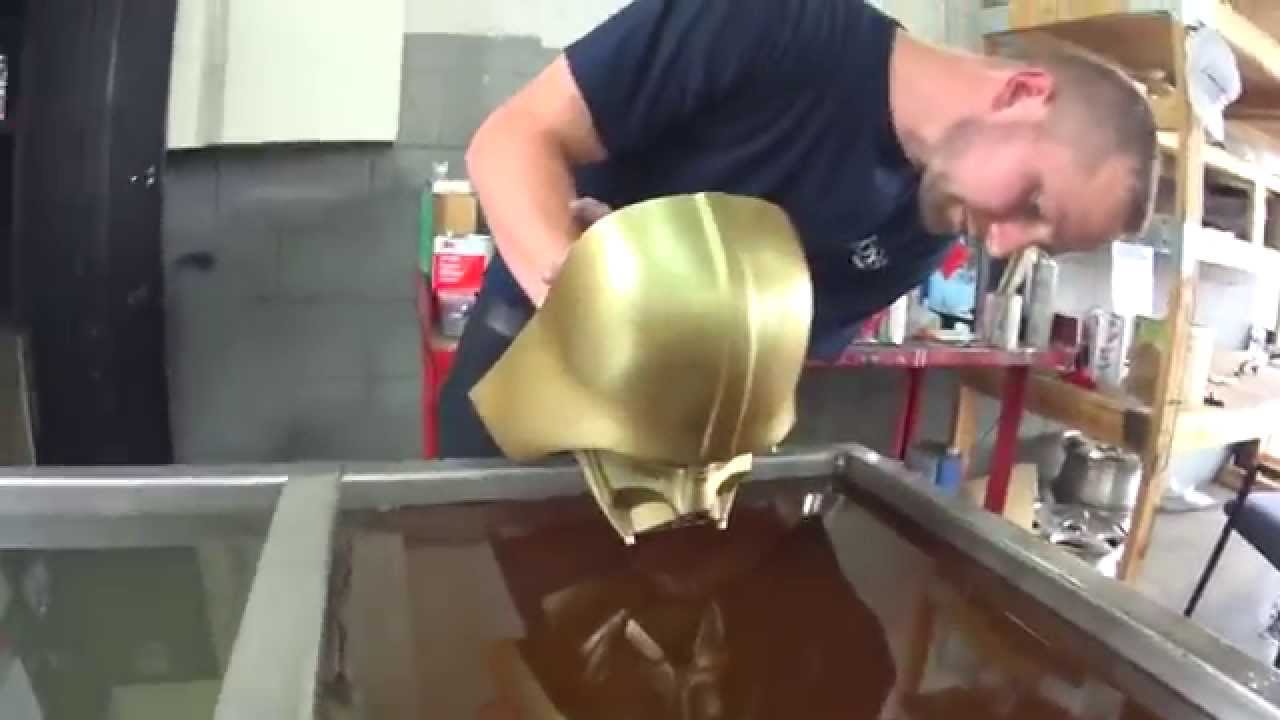 Hydro Dip Darth Vader Mask - YouTube