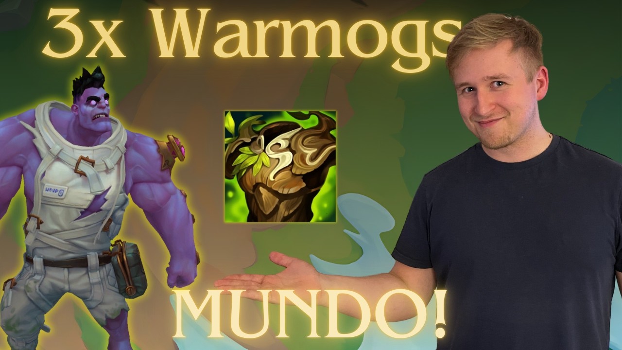UNKILLABLE MUNDO | 3X WARMOGS | TFT - YouTube