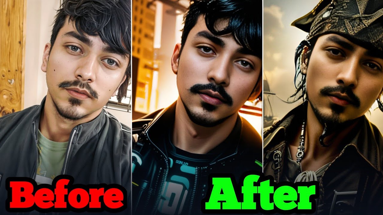 How To Convert Normal Photo Into Ai Photo || Free Ai Apps || Masum ...