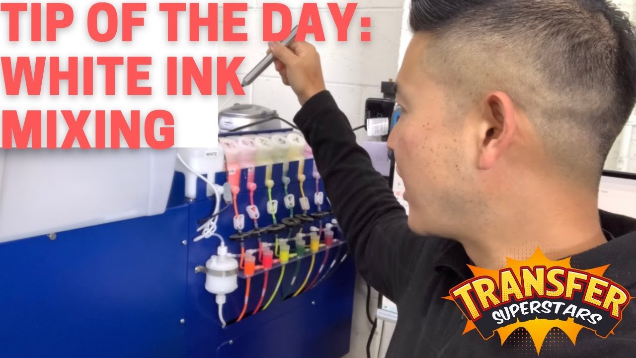 Most Important Tip with your Wide Format DTF Printer - White Ink Mixing ...