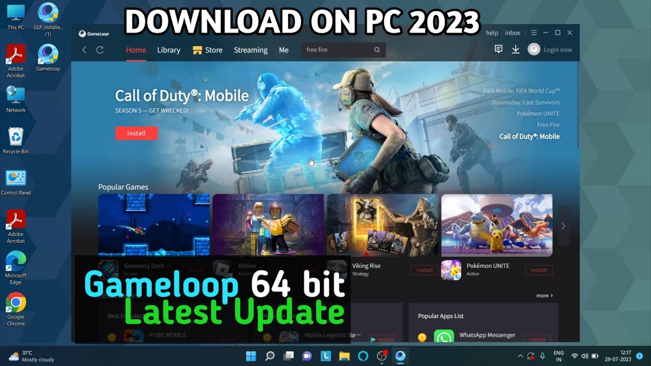 How To Download Gameloop In Pc /Laptop || Install Gmeloop Latest ...