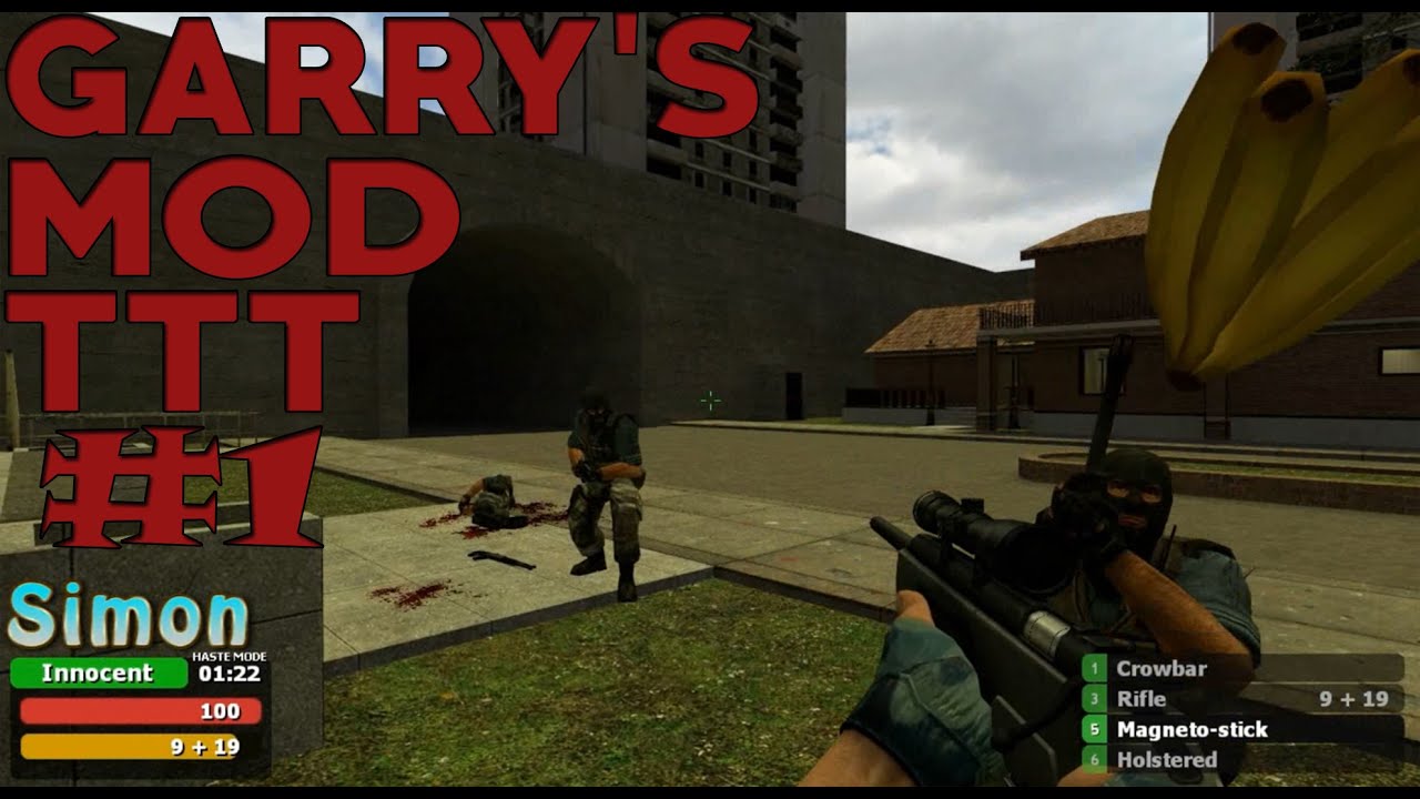 Garry's Mod: TTT Part #1 - Rules & Fruit Races - YouTube