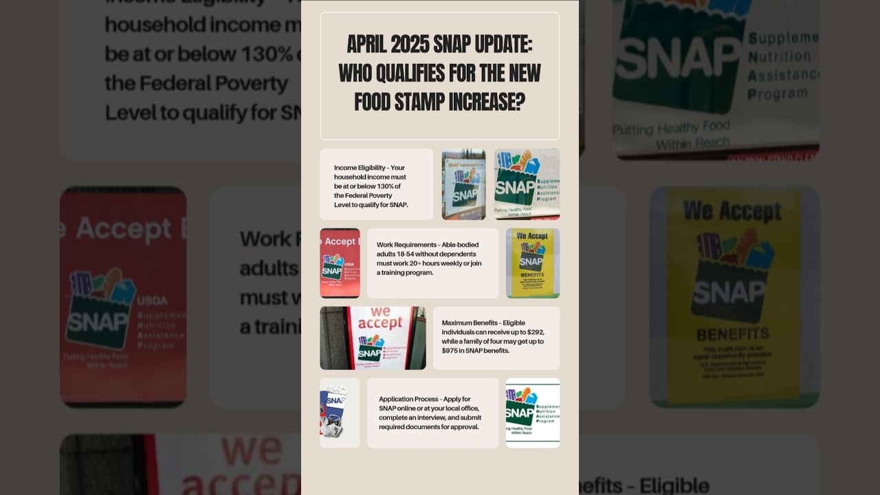 April 2025 SNAP Update: Who Qualifies for the New Food Stamp Increase ...