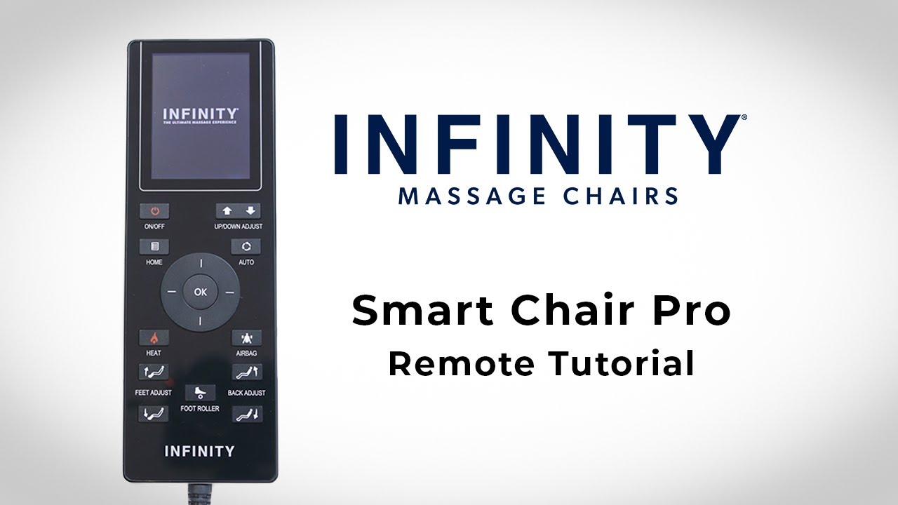 Infinity Smart Chair Pro - Remote Tutorial - YouTube