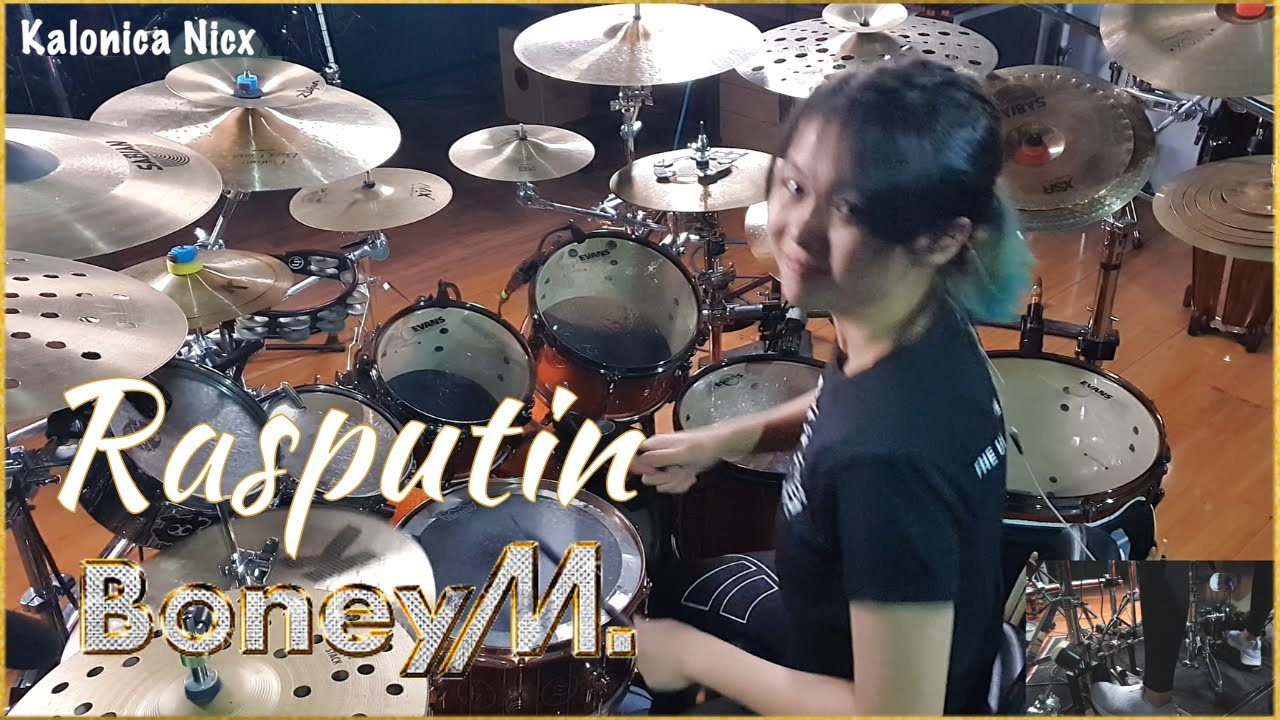Boney M - Rasputin [ cover ] Drum & Bongo by Kalonica Nicx - YouTube