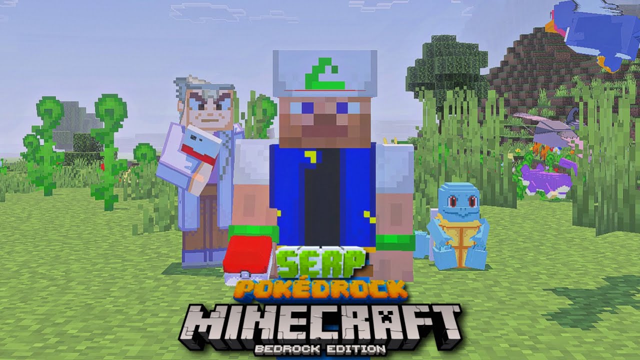 This Minecraft Bedrock POKÉMON Mod Is AMAZING - YouTube