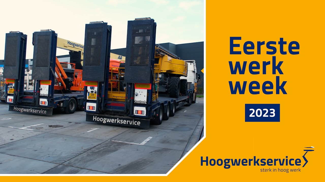Eerste werkweek van 2023 bij Hoogwerkservice! - YouTube