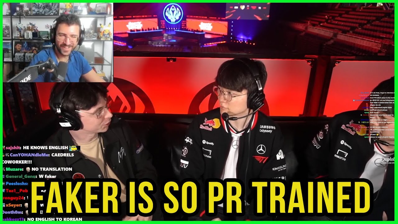 CAEDREL INTERVIEWING FAKER! | YamatoCannon Reacts - YouTube