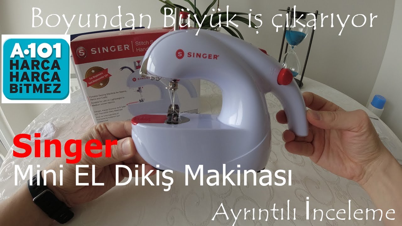 Bim - A101 | Singer Mini El Dikiş Makinası ,Kutu Açılımı | Mini Dikiş ...
