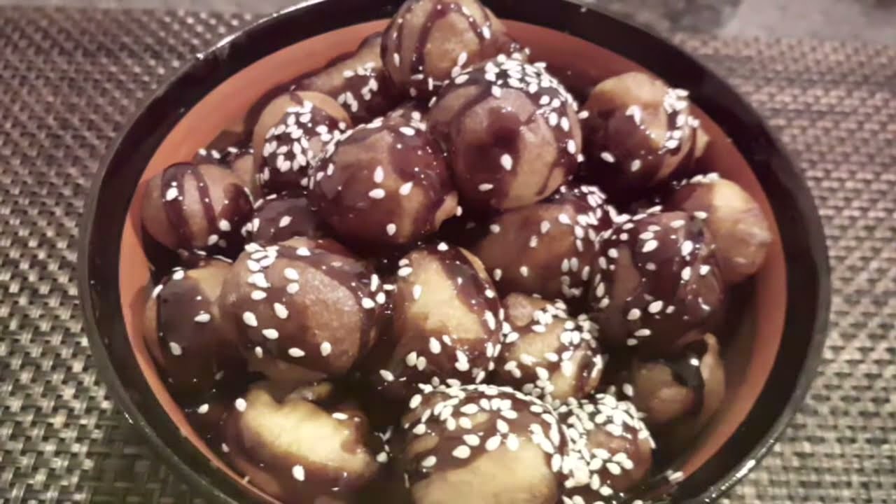 Luqaimat l Sweet Dumplings l Arabic Dessert l Traditional Arabic Sweet ...