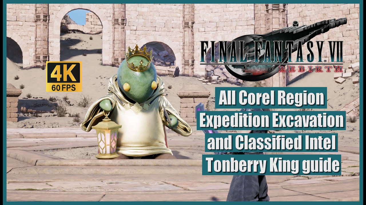 Final Fantasy VII Rebirth All Corel Region Expedition Excavation and ...