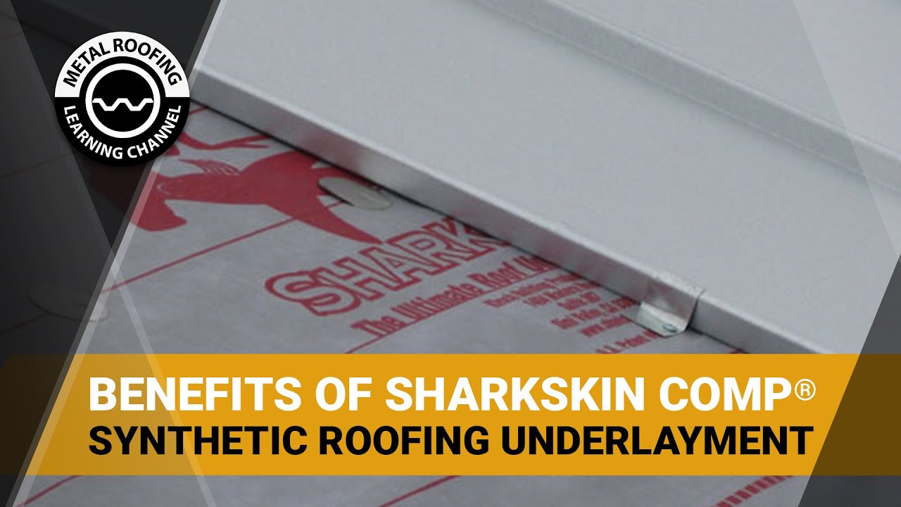 Sharkskin Comp Synthetic Metal Roof Underlayment: A Better Alternative ...