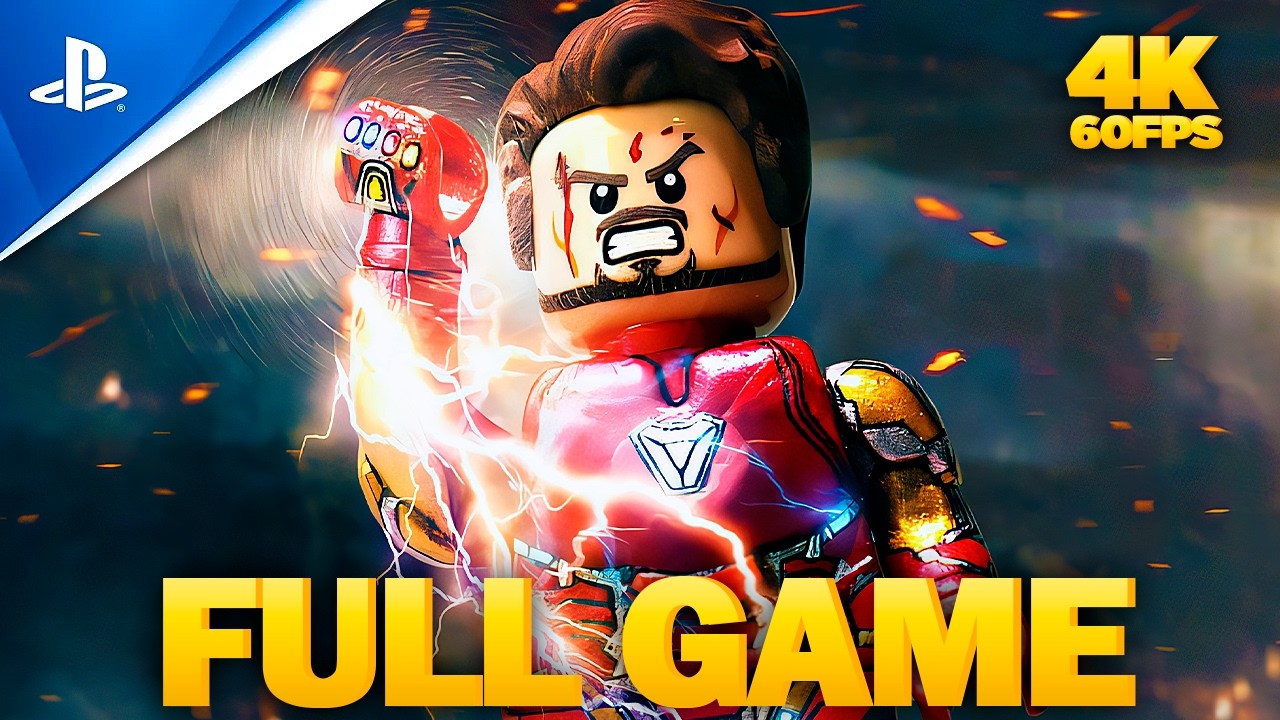 Lego Marvel's Avengers - Full Game Walkthrough Gameplay | 4K 60FPS PS5 ...
