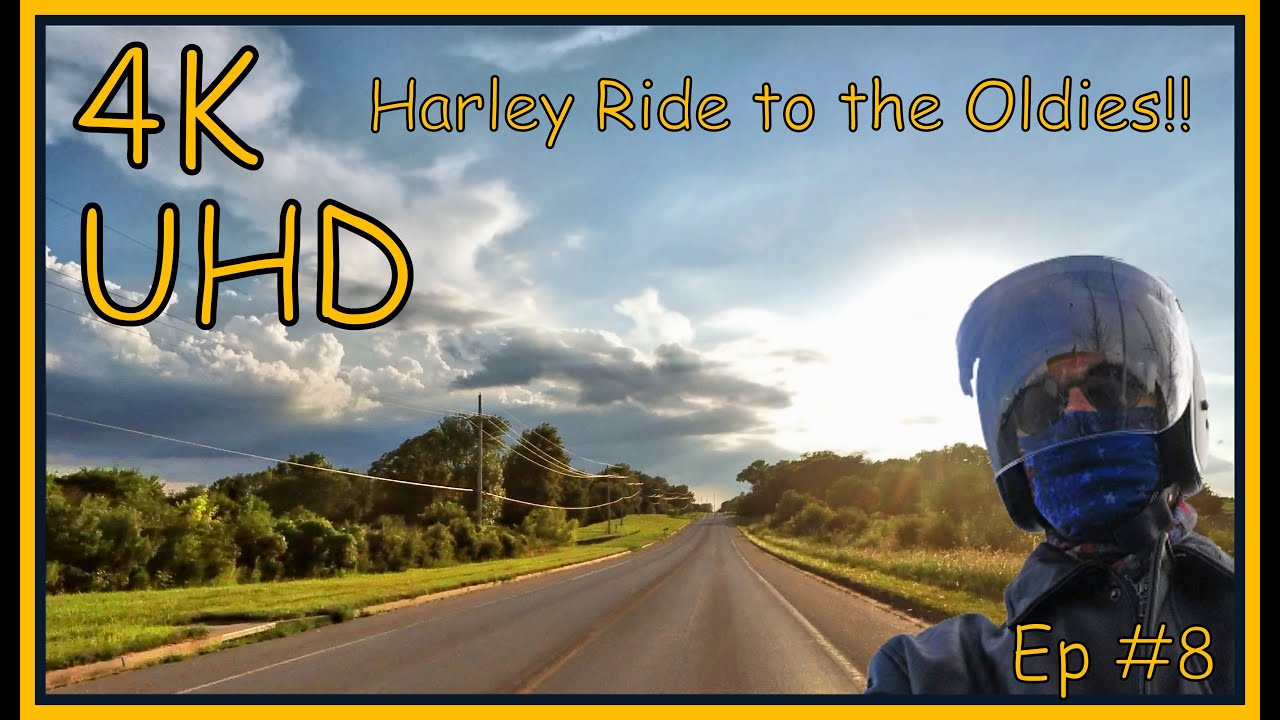 4K UHD - Harley ride with Oldies songs! Ep #8 - YouTube