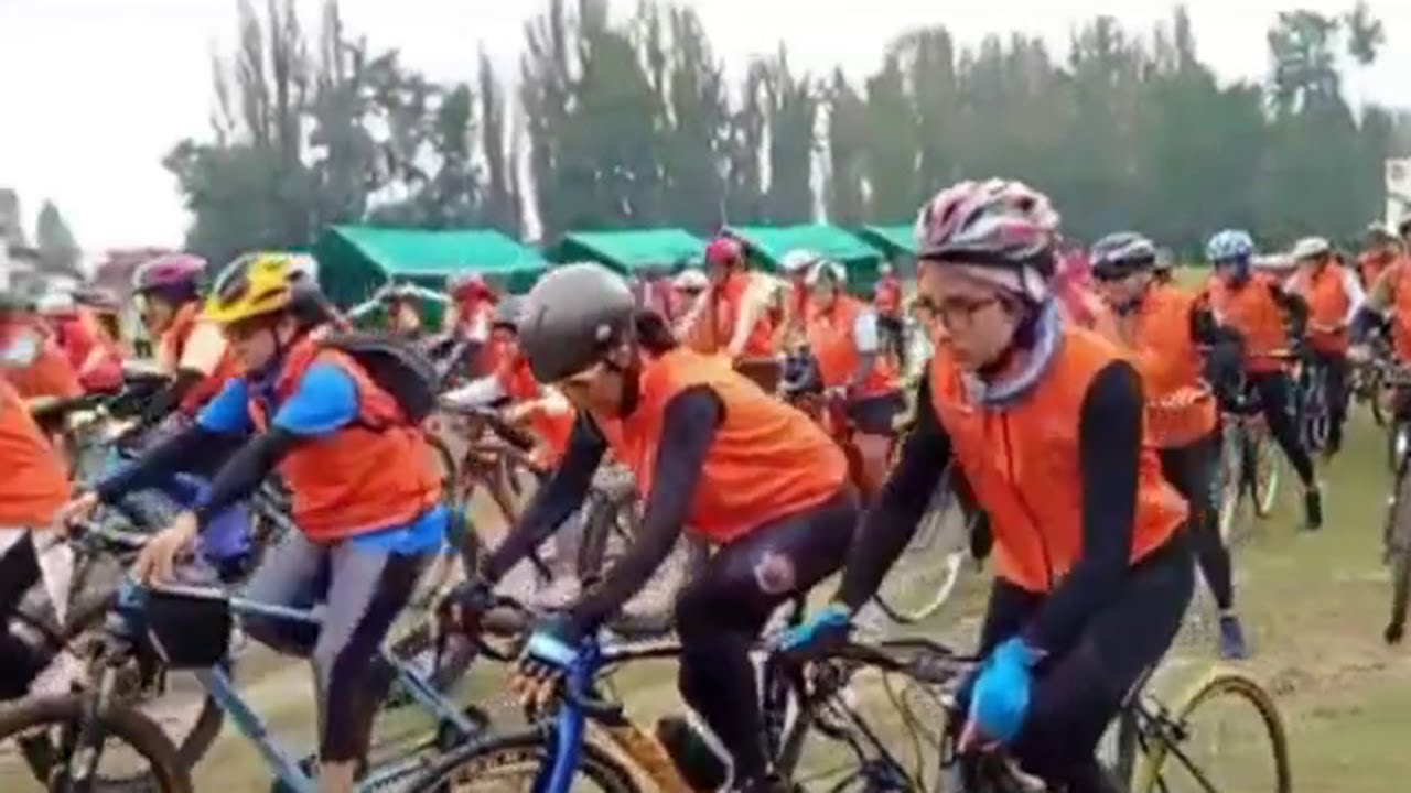 150 Women Cyclist Participate in Women Cycle Rally At Baramulla - YouTube