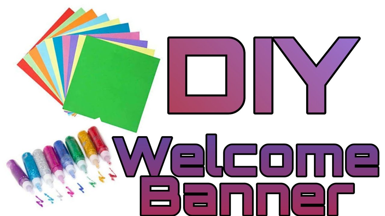 Welcome banner / Welcome banner ideas / craft / class decoration / Room ...
