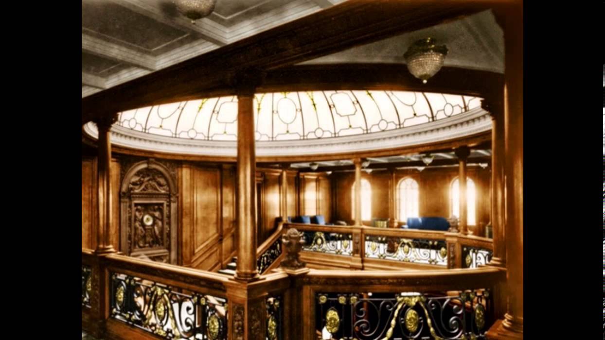 Titanic colored interior photos part 2 - YouTube