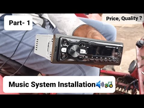 Tractor Music System Installation | Farming Empire | Tractor Music System Under 5000 | @cristiano  |