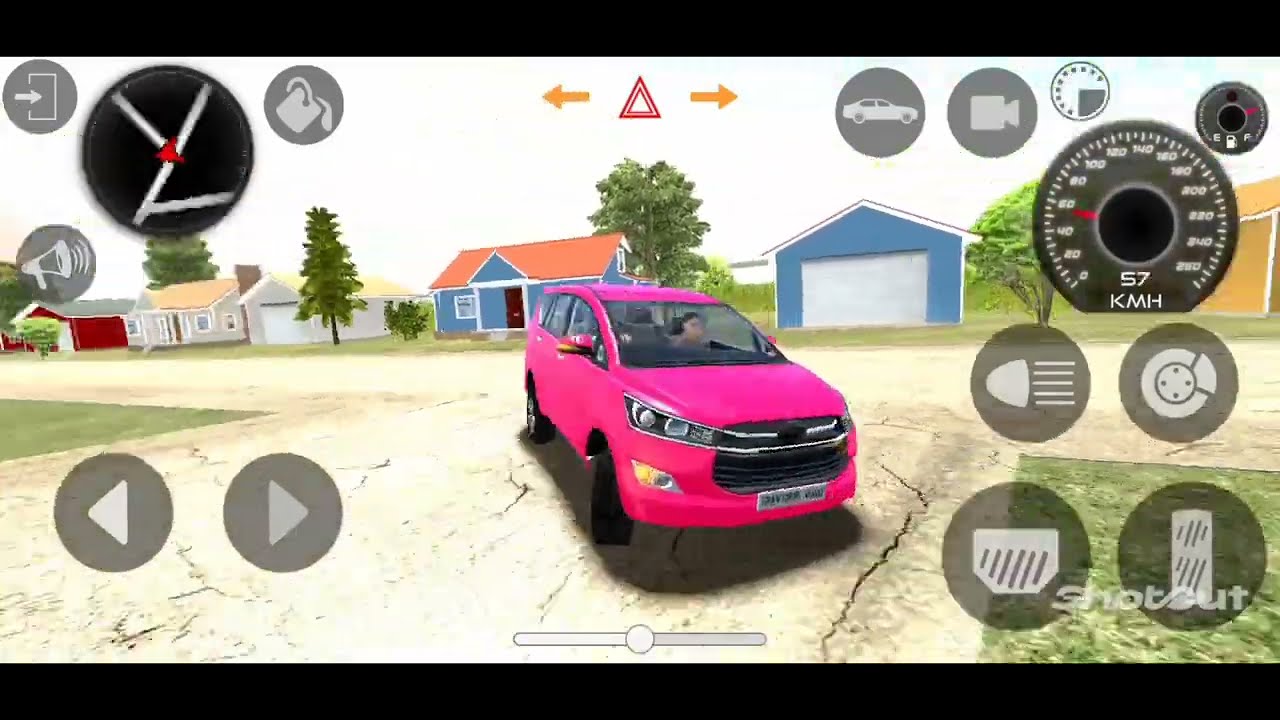 Dollar(song)🎶Toyota hot pink inova creta car //indian car simulator 3D ...