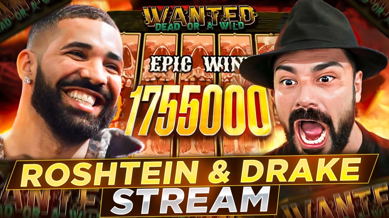 DRAKE & ROSHTEIN Crpyto casino stream live casino live slots NOW ...