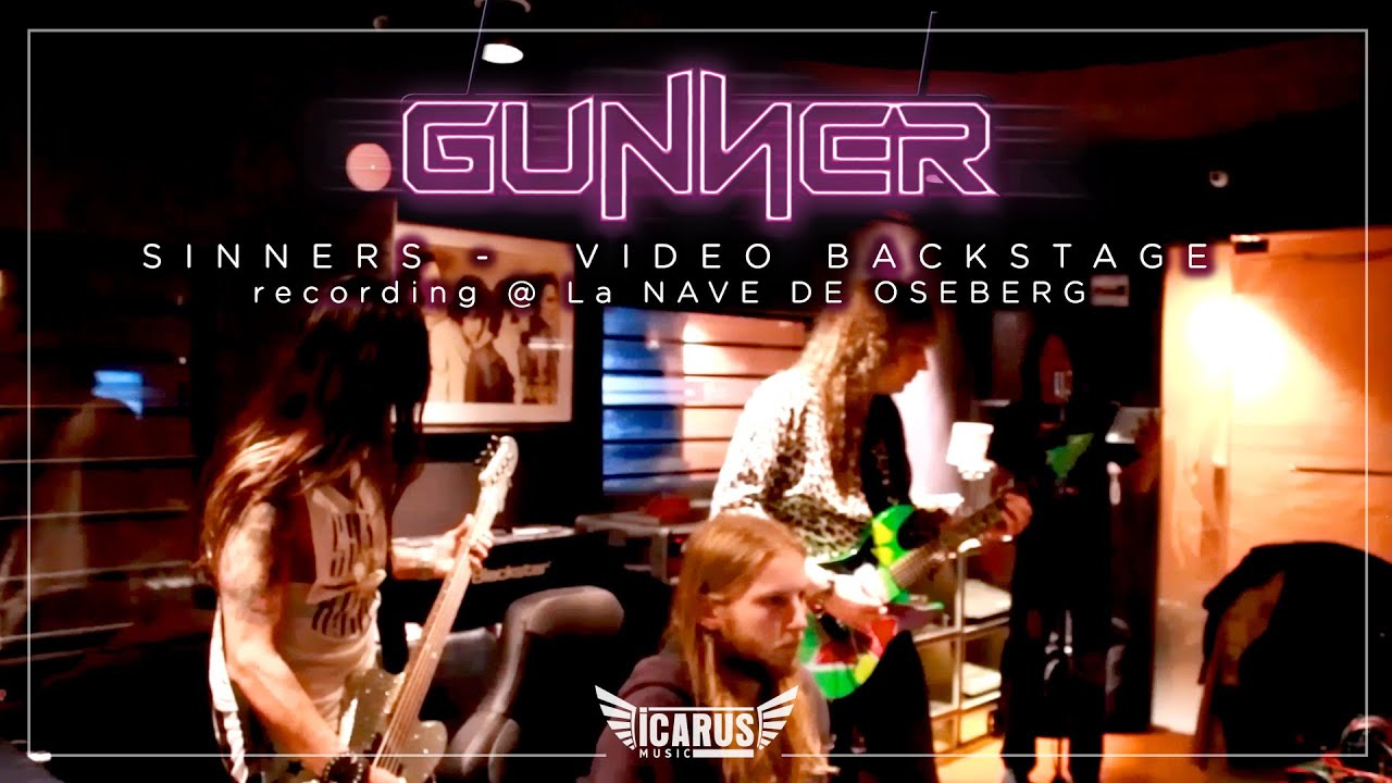 GUNNER - Sinners (Recording Backstage @ La Nave de Oseberg) - YouTube