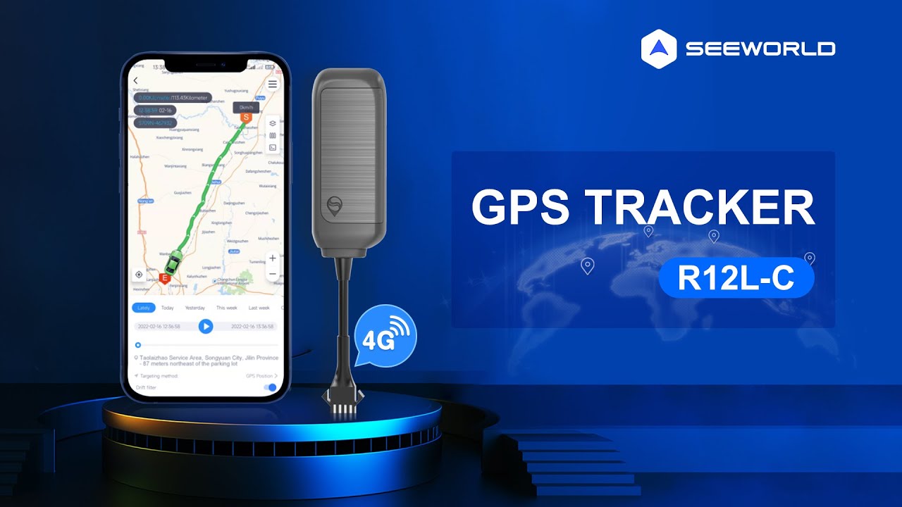 SEEWORLD | R12L-C 4G Vehicle Tracker Accurate Positioning, Exclusively ...
